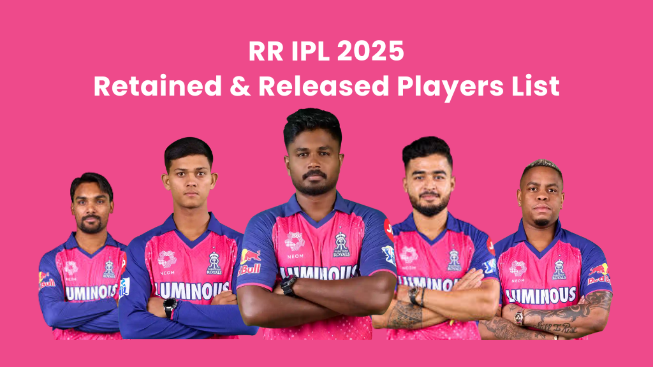 IPL 2025 RR team Players List with Prices, Photos & Captain